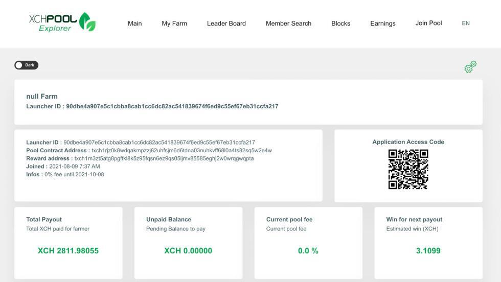 XCHPool Chia Explorer Updated Features | XCH Chia Pool