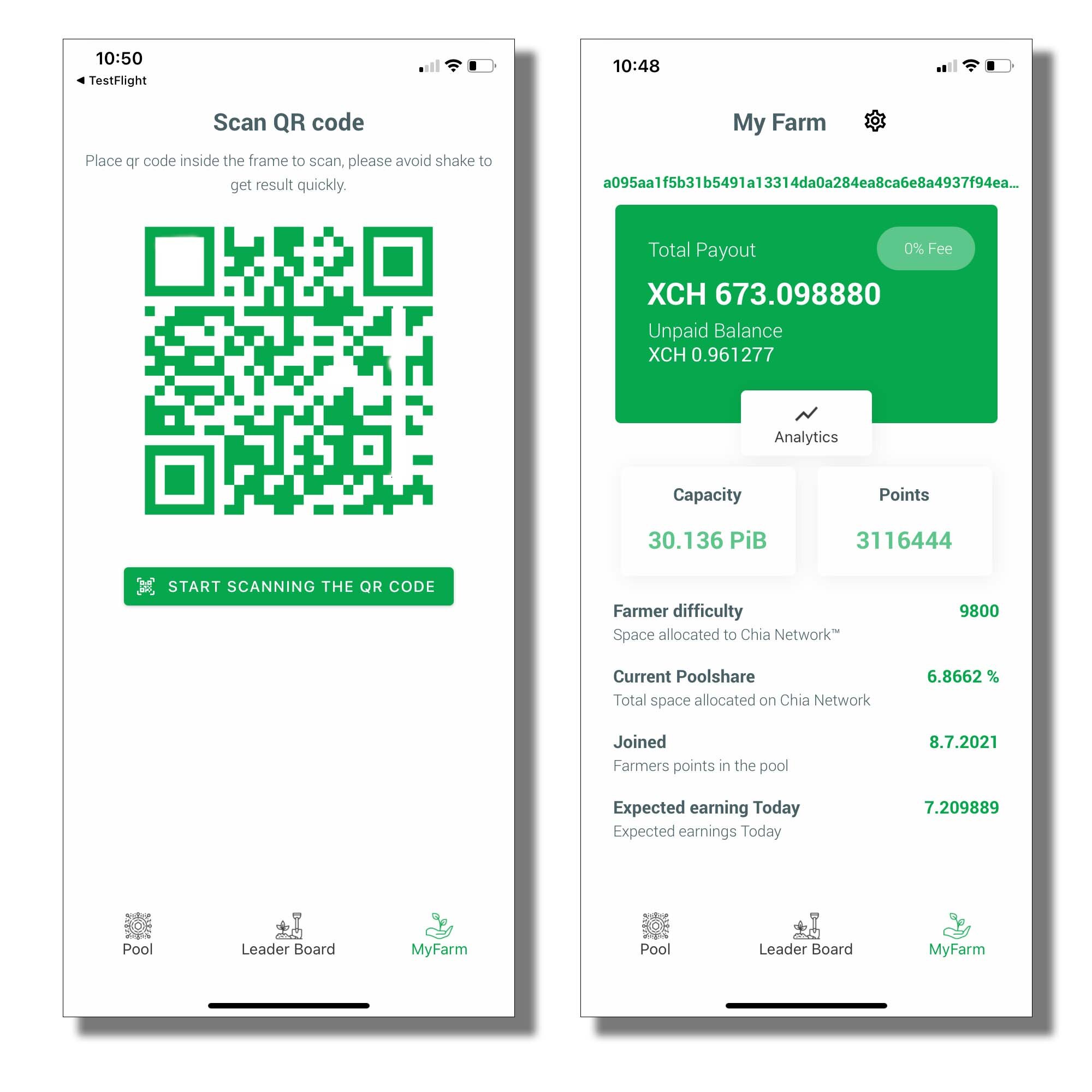 L’application XCHPool Chia Pool est arrivée - XCH Chia Pool
