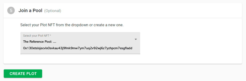 加入 - XCH Chia Pool