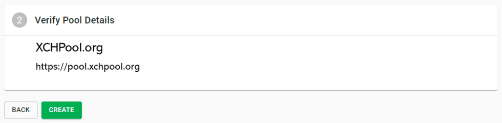 加入 - XCH Chia Pool